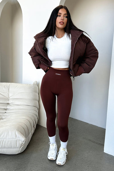 TSF Luxe Tights - Brown – Thats So Fit